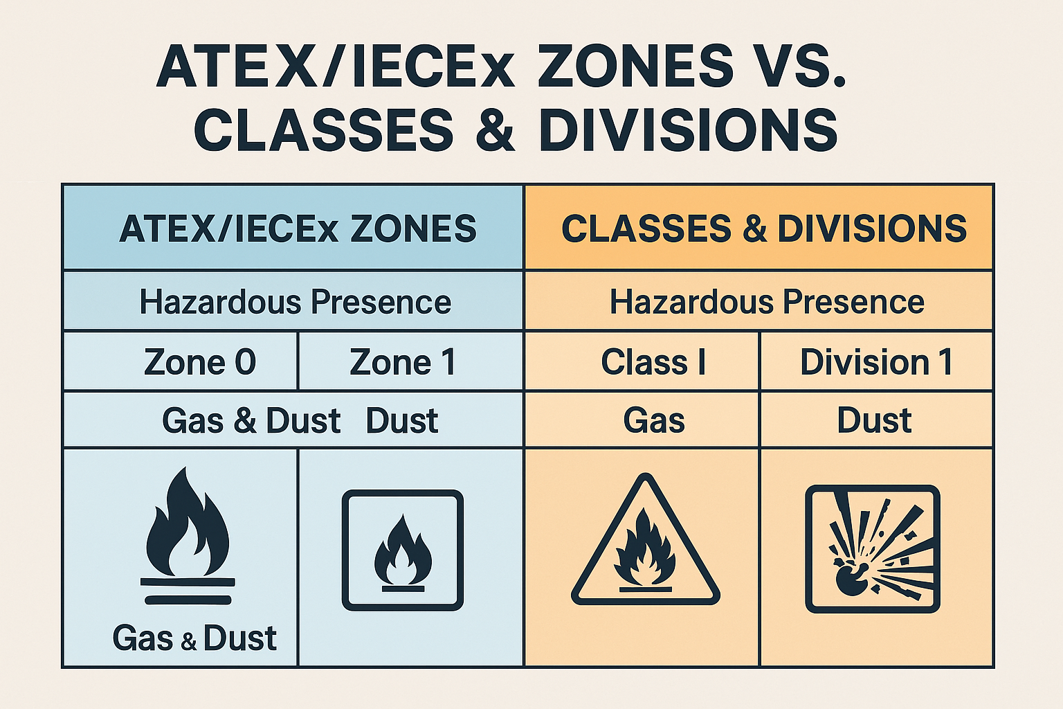 ATEX Zones vs. Classes & Divisions – Case Study for Hazardous Areas in ...